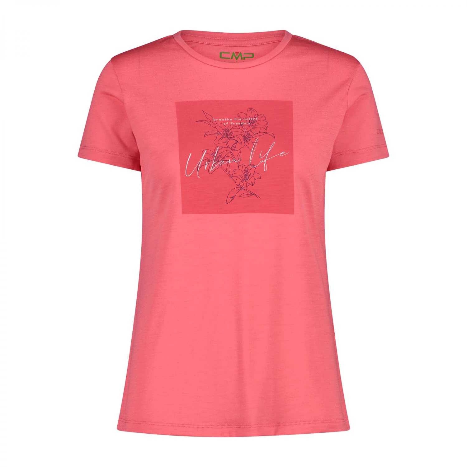 CMP Damen T-Shirt Woman T-Shirt 32T7166-C574 40 Corallo | 40 | cortexpower.de