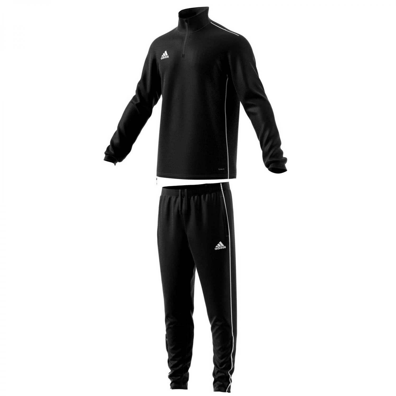 adidas Herren Trainingsanzug Core 18 CE9026+CE9036 M black/white | M ...