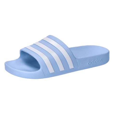 adidas Damen Badeschlappen Adilette Aqua IE8919 44 1/2 Glow Blue/Zero ...