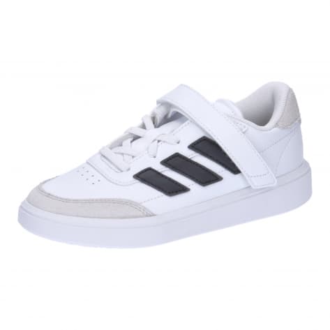 adidas Kinder Sneaker COURTBLOCK EL C ID6506 32 FtwWht/Cblack/Greone ...