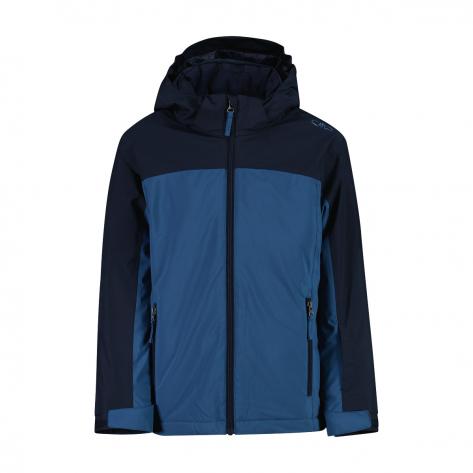 CMP Jungen Skijacke Boy Jacket Snaps Hood 39W1924-N825 128 Bluestone ...