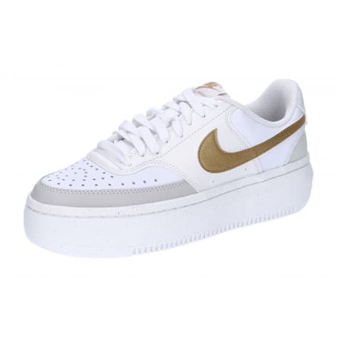 Nike Damen Sneaker Court Vision Alta DZ5394-100 39 White/Metallic Gold ...