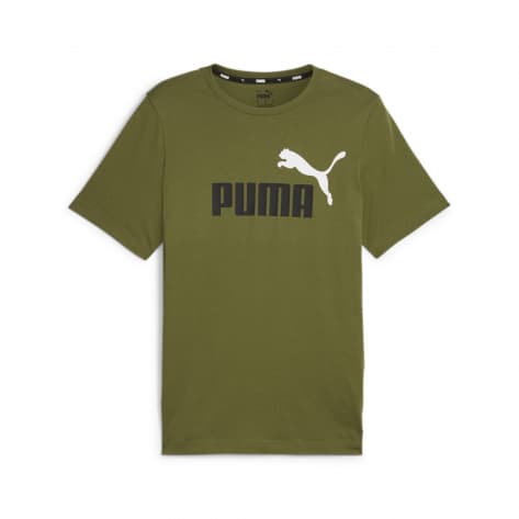 Puma Herren T-Shirt ESS+ 2 Col Logo Tee 586759-35 M Olive Green | M ...