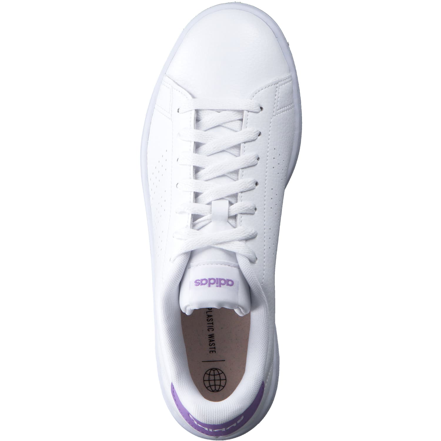 adidas Damen Sneaker Advantage HR0320 42 Ftwr White/Ftwr White/Viofus ...