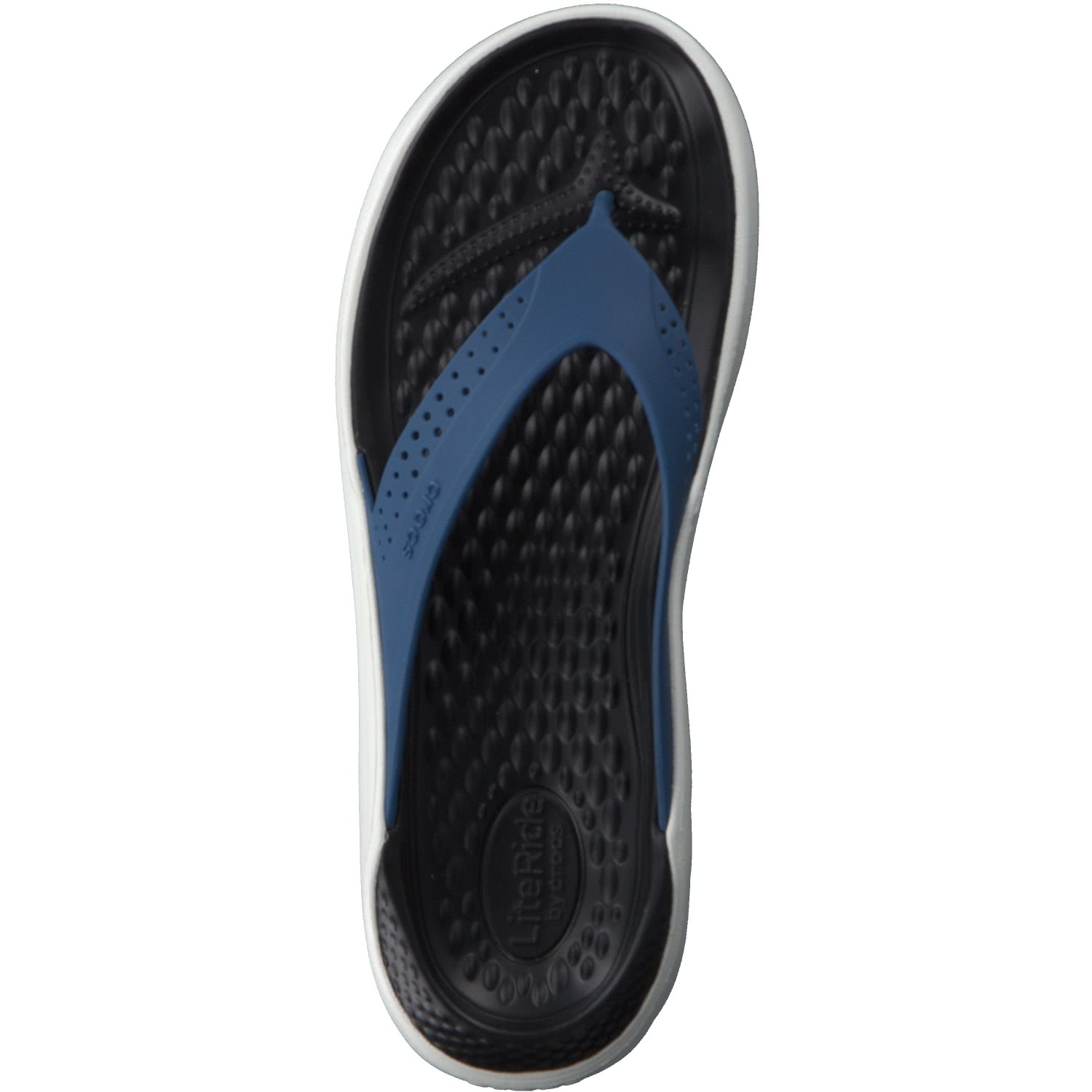 Crocs Herren Zehentrenner LiteRide Flip 205182-4SB 42-43 Vivid Blue ...