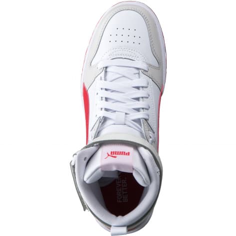 Puma Kinder Sneaker RBD Game Jr 386172-04 37 Puma White-Red-Grey-Gold ...