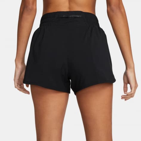 Nike Damen Short Mid-Rise 3 Shorts DX6010-010 L Black/Reflective Silver | L | cortexpower.de