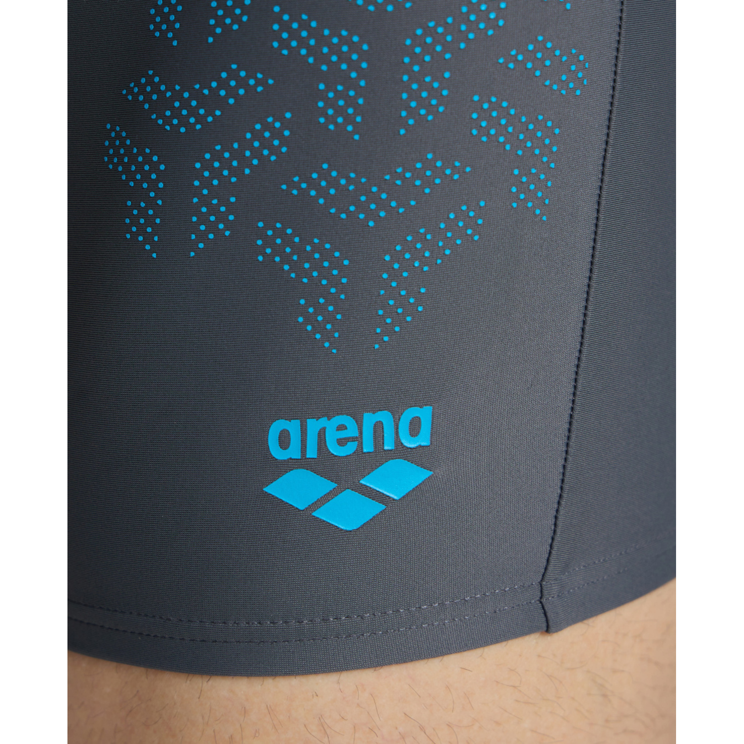 Arena Herren Badeshort MENS ARENA KIKKO V SWIM SHORT 006703-580 5 Asphalt-Turquoise | 5 ...