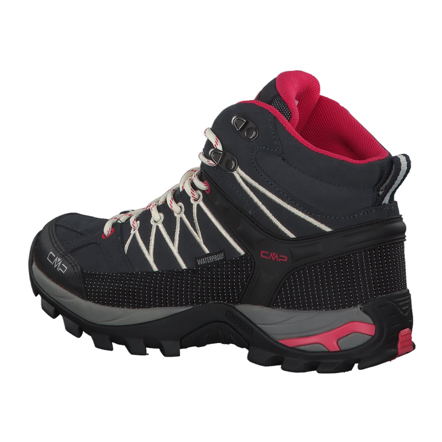 CMP Damen Trekking SCHUHE Rigel Mid 3q12946 37 Graffite-azzurro (grau ...